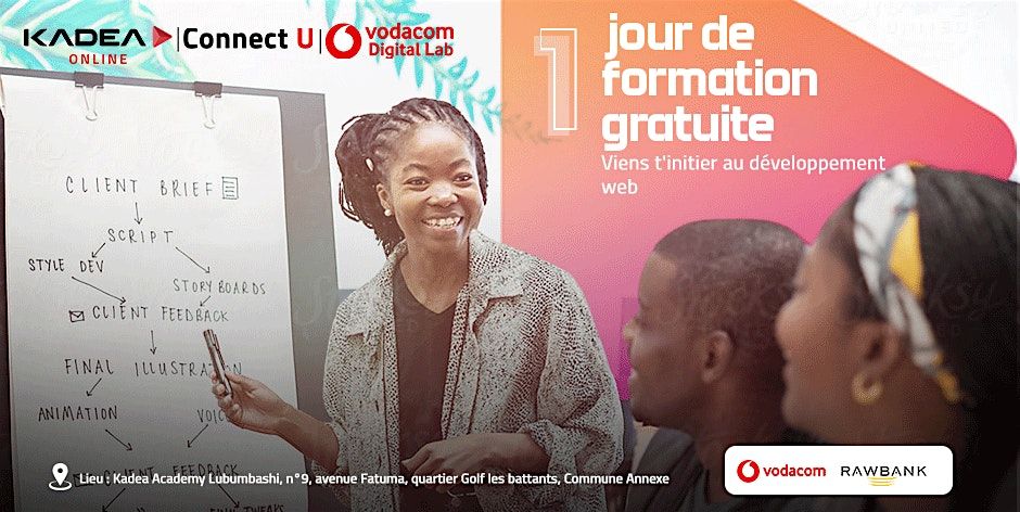 Formation gratuite Lubumbashi mardi 27 août 2024 | Kadea Academy, Lubumbashi, KT | August 27, 2024