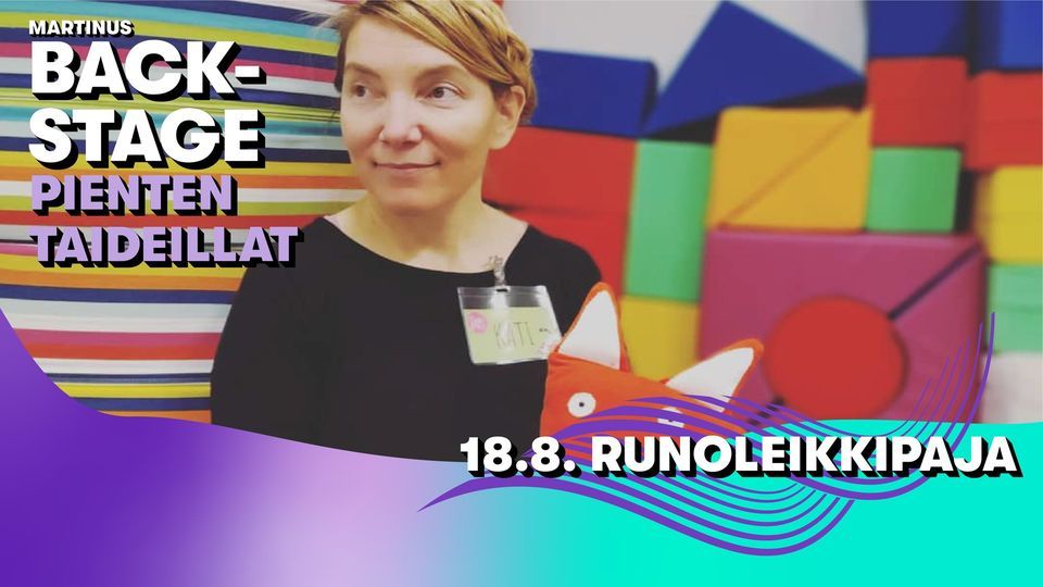 Pienten taideillat: Tii tii, tikanpoika-runoleikkipaja at Kulttuuritalo ...