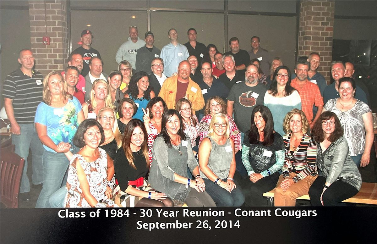 Class of 84 - Conant HS 40 Year Reunion! | Moretti's Hoffman Estates ...