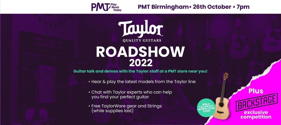 Taylor Guitars Roadshow at PMT Birmingham! | PMT House of Rock (PMT ...