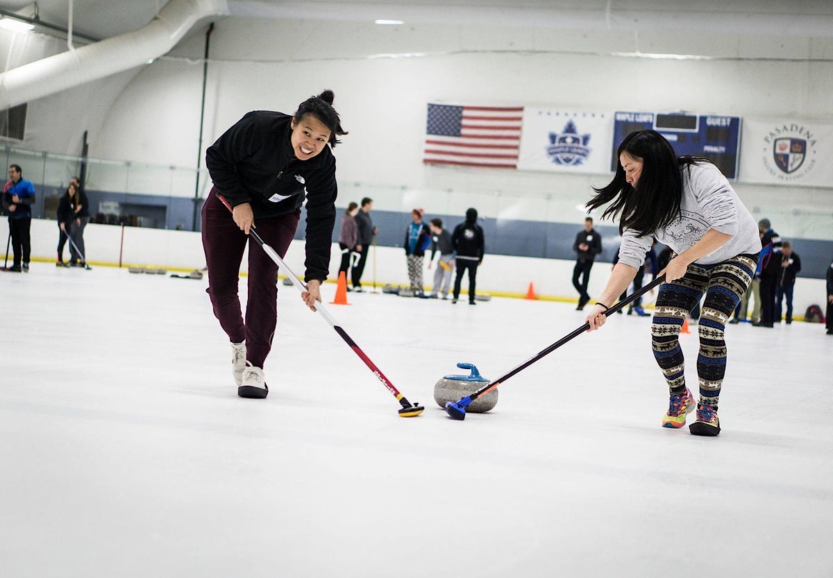 Learn to Curl in Pasadena (Late Night) | Pasadena Ice Skating Center ...