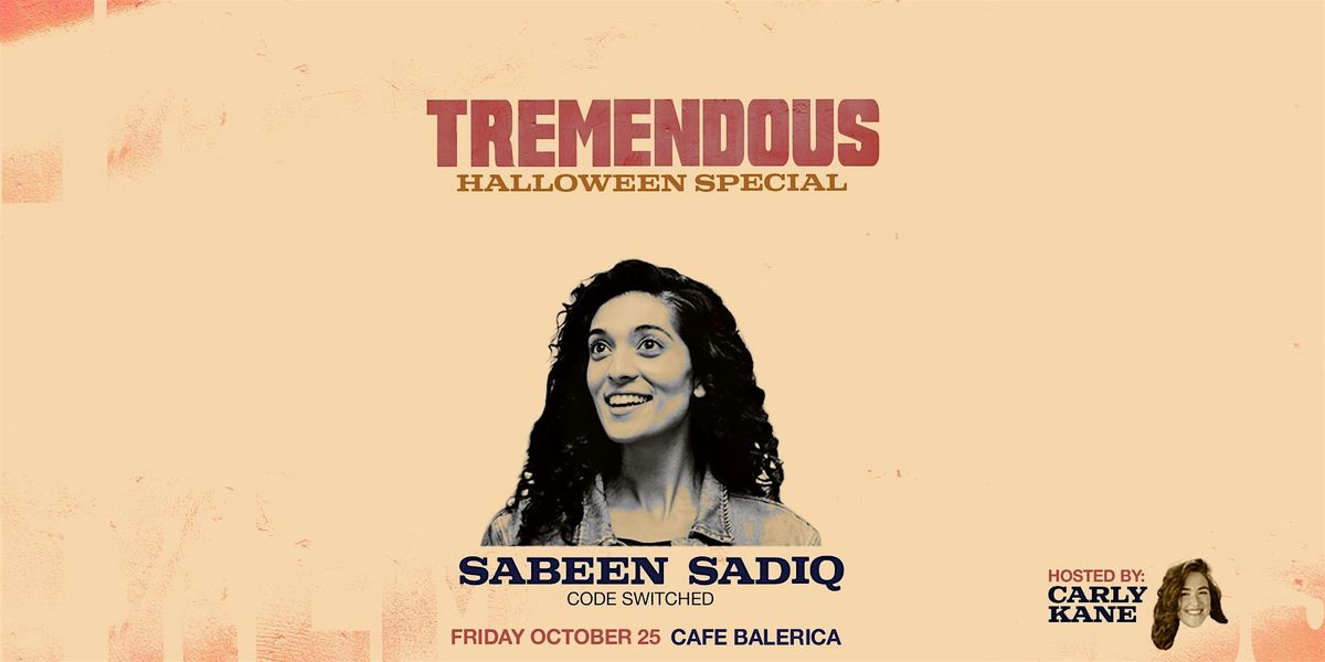 Tremendous 10: Roast of MTA (w/ Sabeen Sadiq) at Cafe Balearica ...