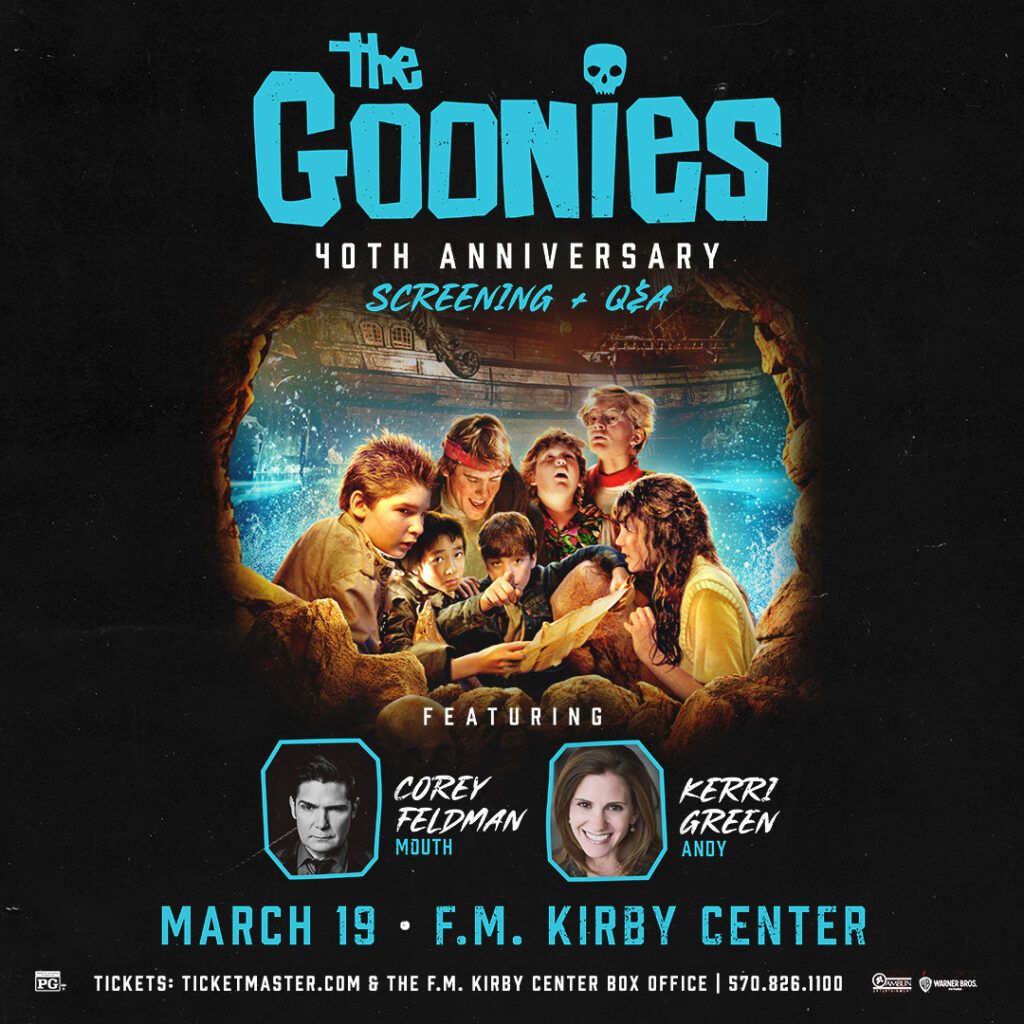 The Goonies Screening with Corey Feldman & Kerri Green at Kirby Center for the Performing Arts ...