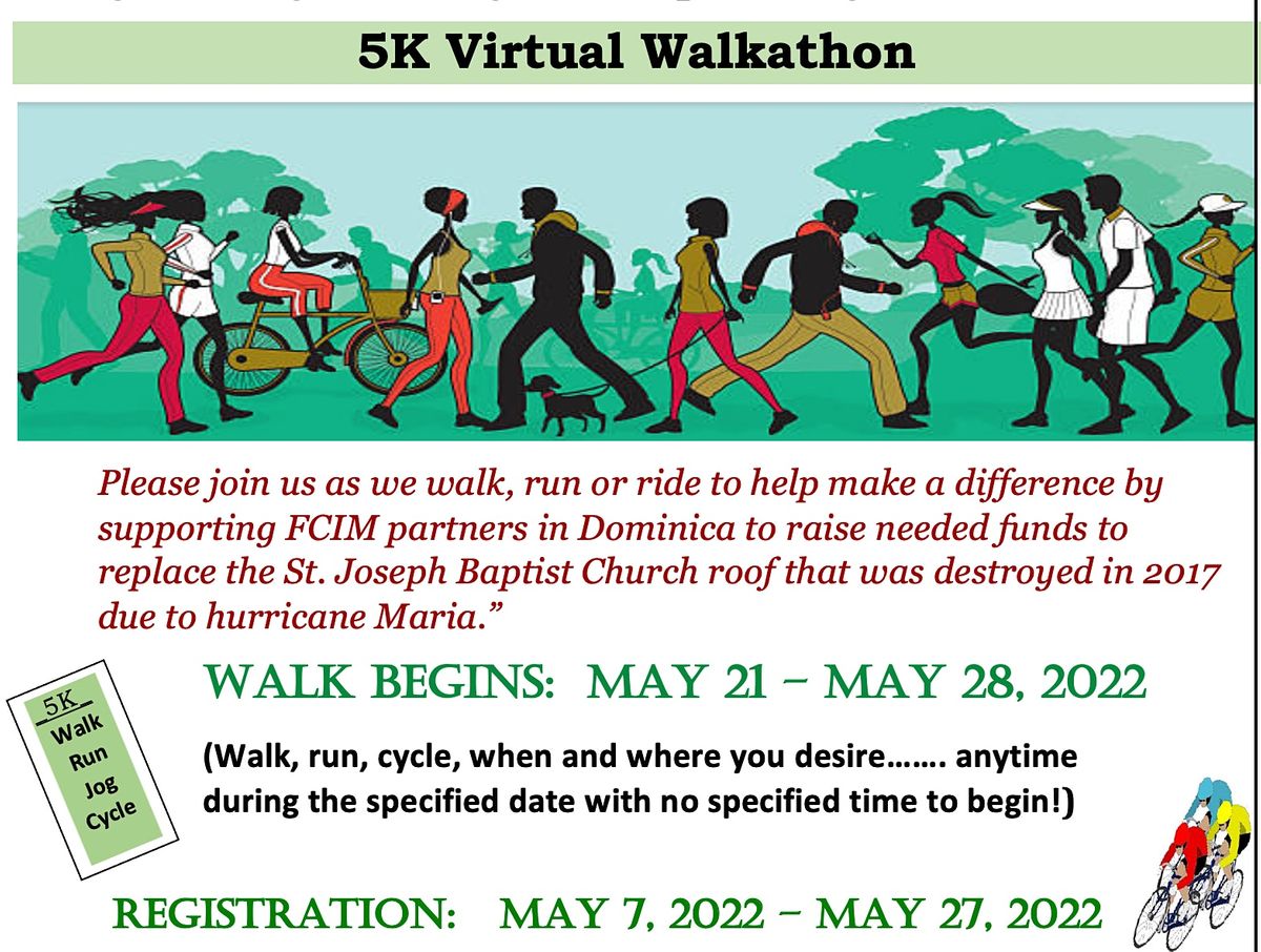 FCIM 5K Virtual Walkathon at Online on 21st May, 2022