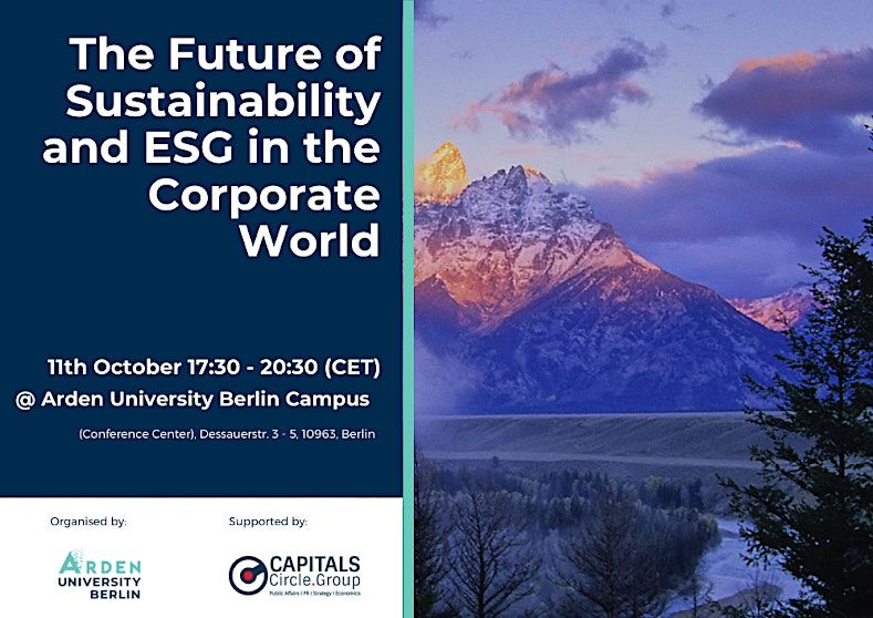 The Future of Sustainability and ESG in the Corporate World at Arden ...