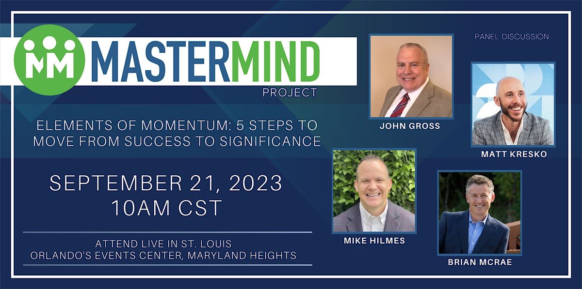 Elements of Momentum: 5 steps to move from success to significance at ...