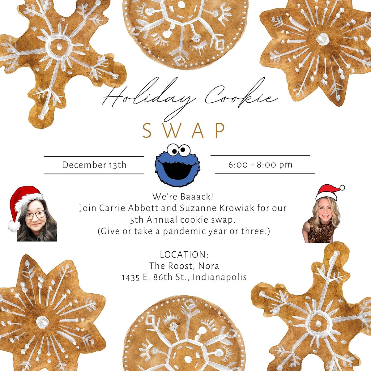 Holiday Cookie Swap | The Roost | Nora, Indianapolis, IN | December 13 ...