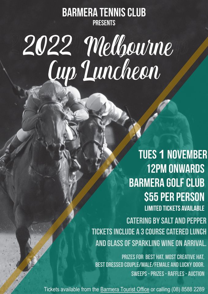 2022 Melbourne Cup Luncheon | Barmera Golf Club | November 1, 2022