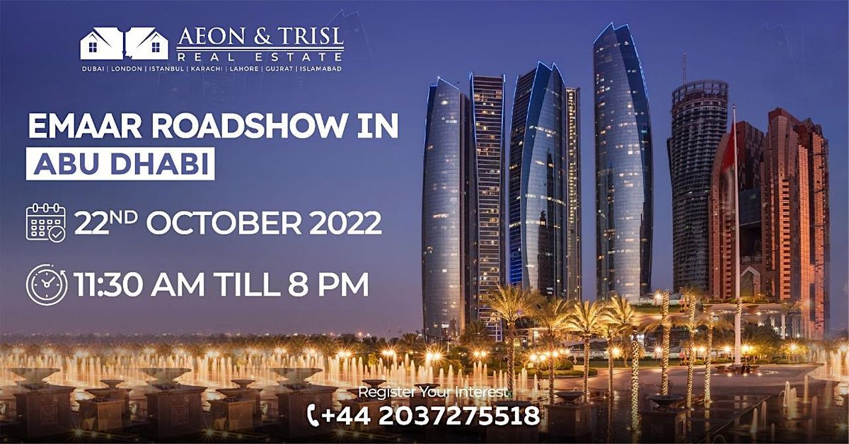 Emaar Roadshow In Abu Dhabi at Grand Hyatt Abu Dhabi Hotel & Residences ...