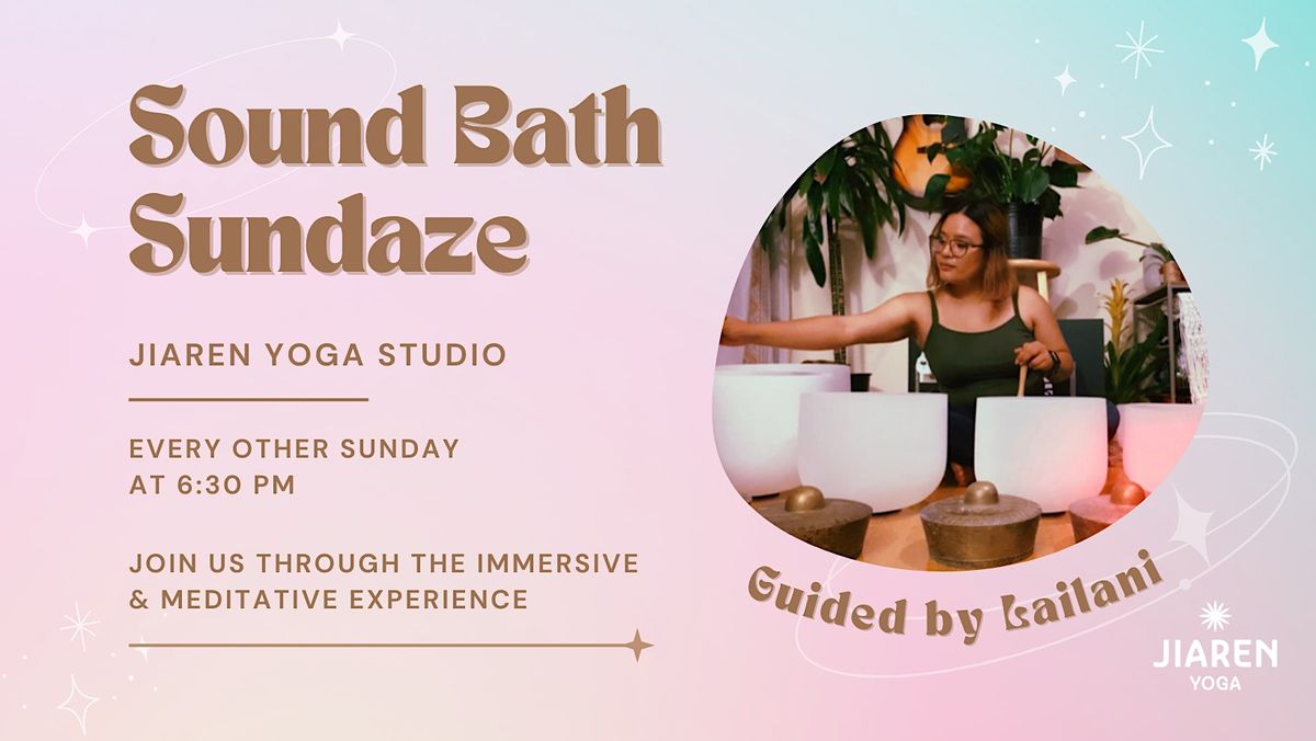 Sound Bath Sundaze at Jiaren Yoga Studio, Santa Clara on 8th January, 2023