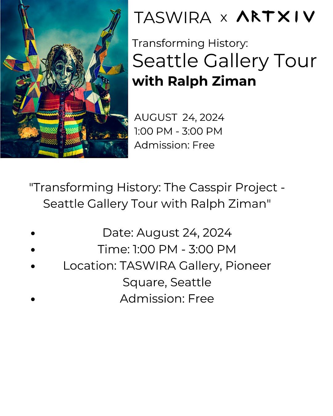 "The Casspir Project" - Seattle Gallery Tour with Ralph Ziman at ...
