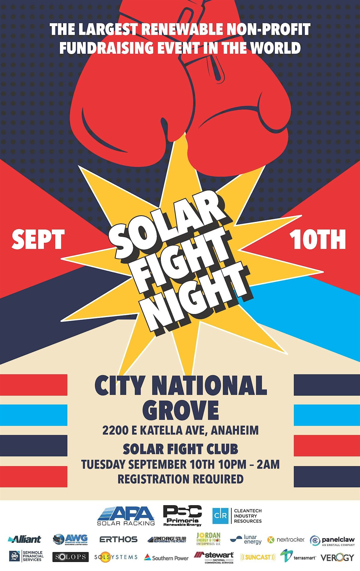 Solar Fight Night - Bring on the Fight at City National Grove of ...