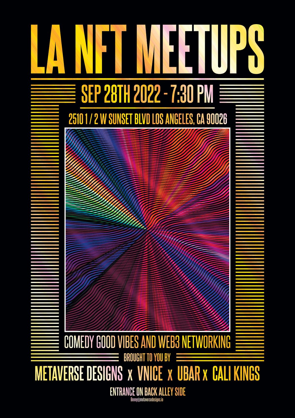 LA NFT NETWORK EVENT by MetaVerse Designs at CaliKings Studio, Los ...