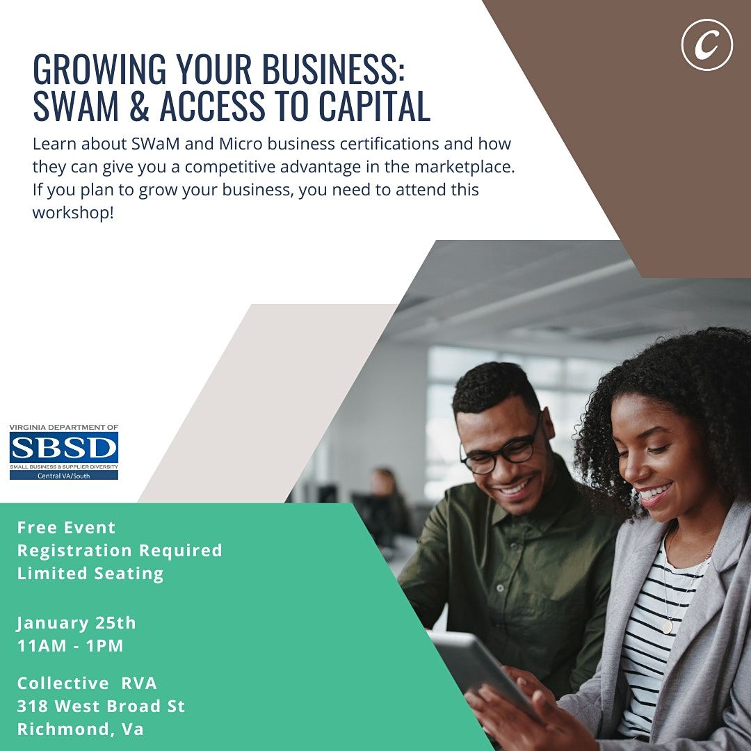 Growing Your Business: SWaM & Access to Capital | The Collective RVA ...