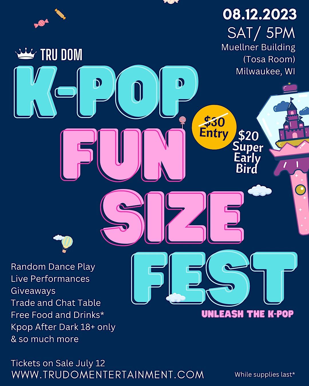 K pop Fun Size Festival Milwaukee | Muellner Building, Wauwatosa, WI ...