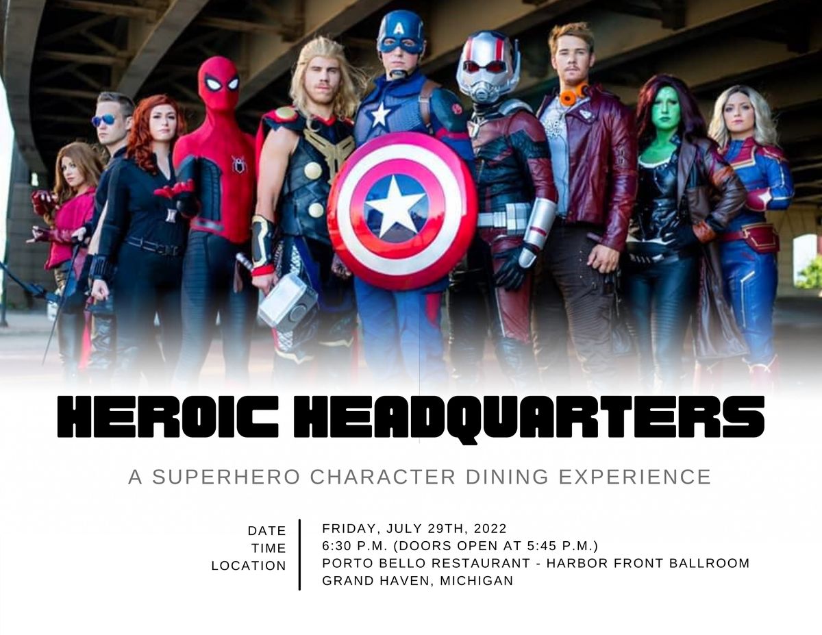 Heroic Headquarters - A Superhero Dining Experience at Porto Bello ...