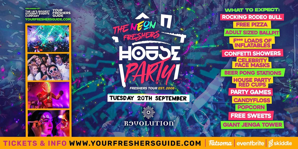 Neon Freshers House Party / Chester Freshers 2022 at Revolution Chester ...