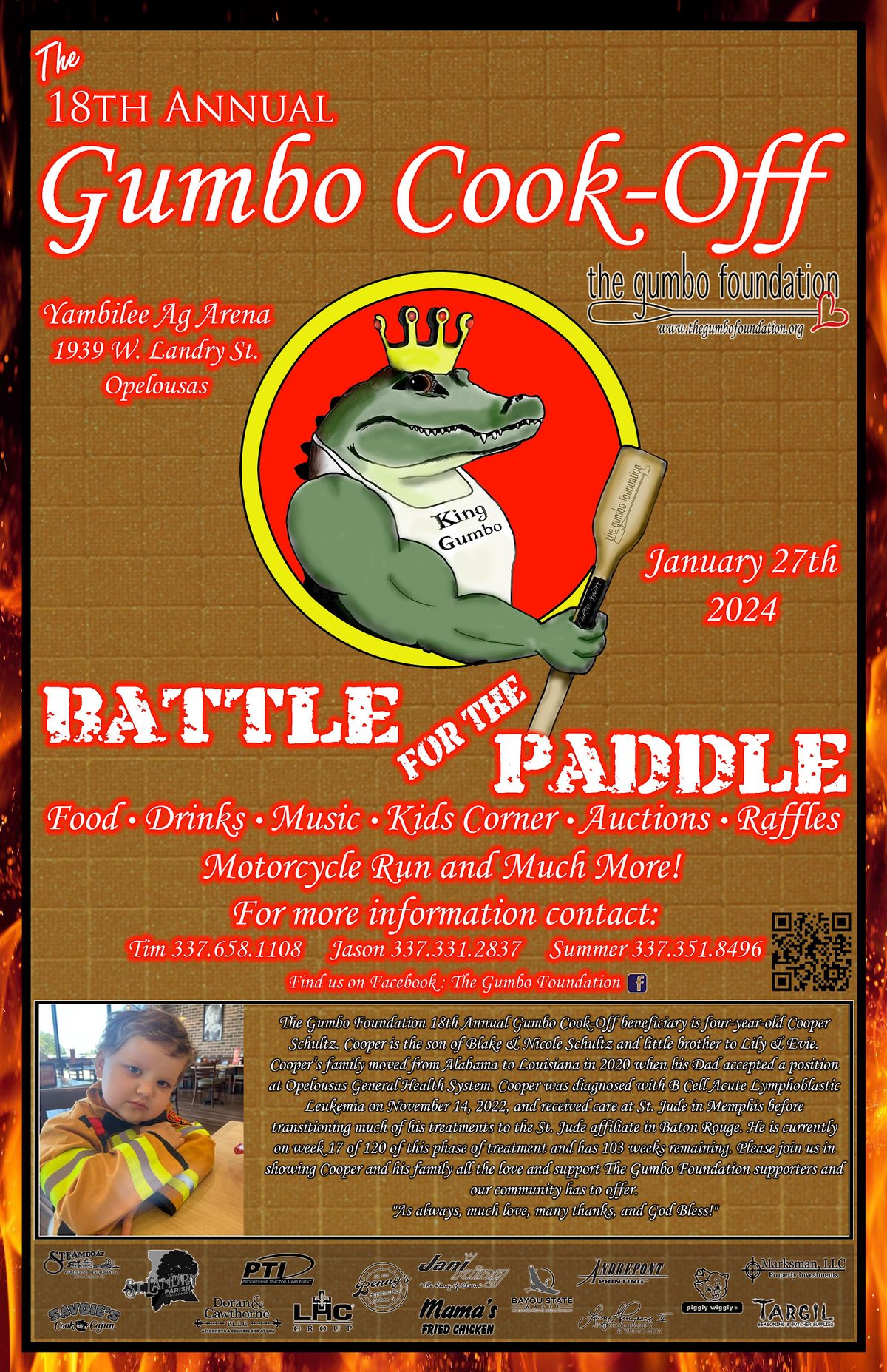 The 18th Annual Gumbo Cook-Off | Yambilee Ag Arena, Opelousas, LA ...