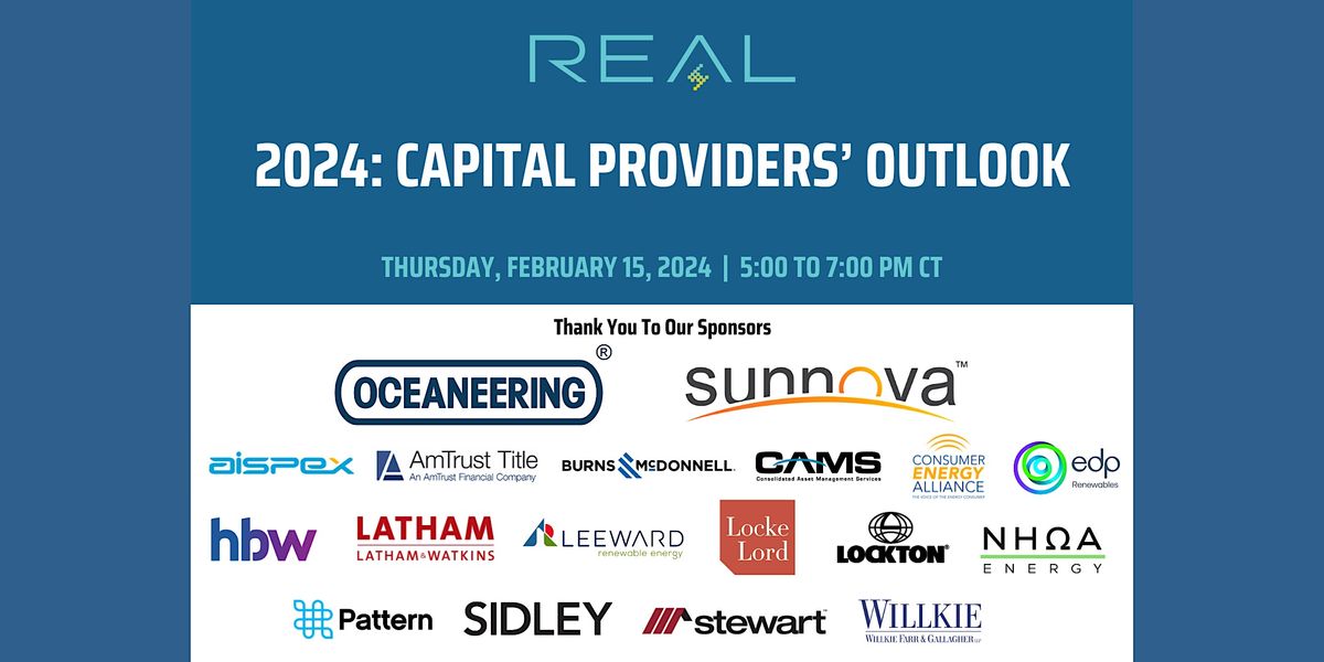 2024: Capital Providers Outlook at The Briar Club, Houston on 15th ...