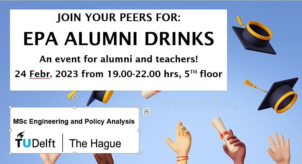 EPA Alumni drinks | Wijnhaven - TU Delft Campus The Hague, Den Haag, ZH ...