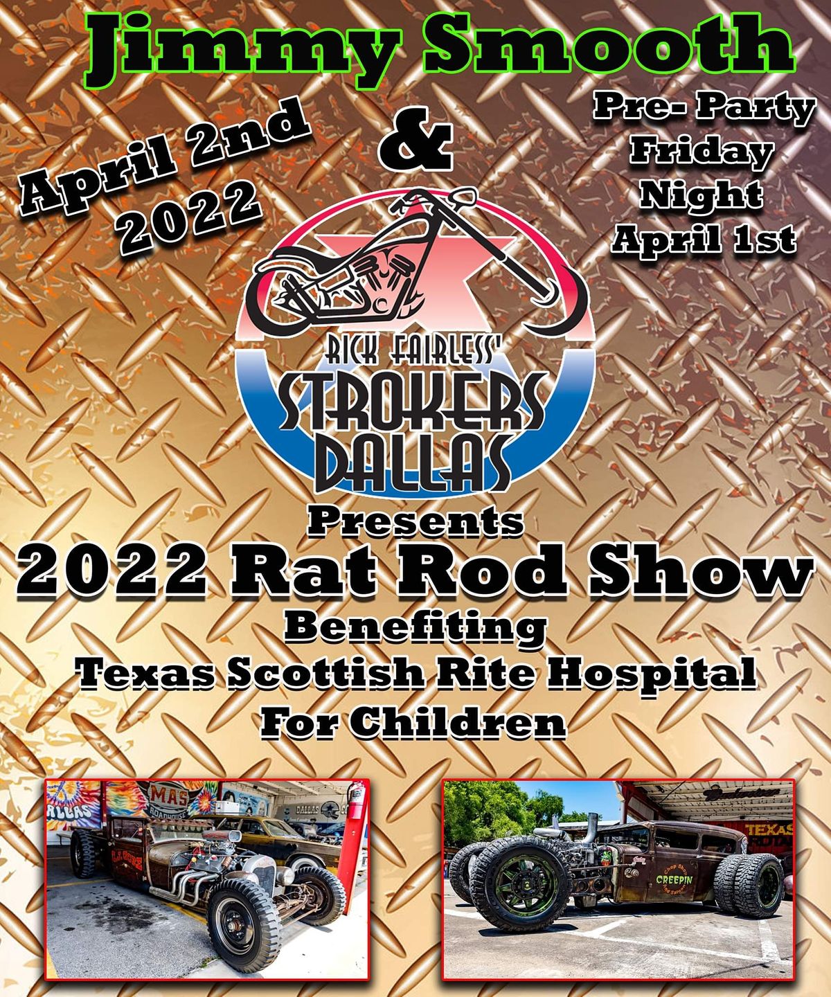 Jimmy Smooth & Rick Fairless 2022 Rat Rod Show | Strokers Ice House ...