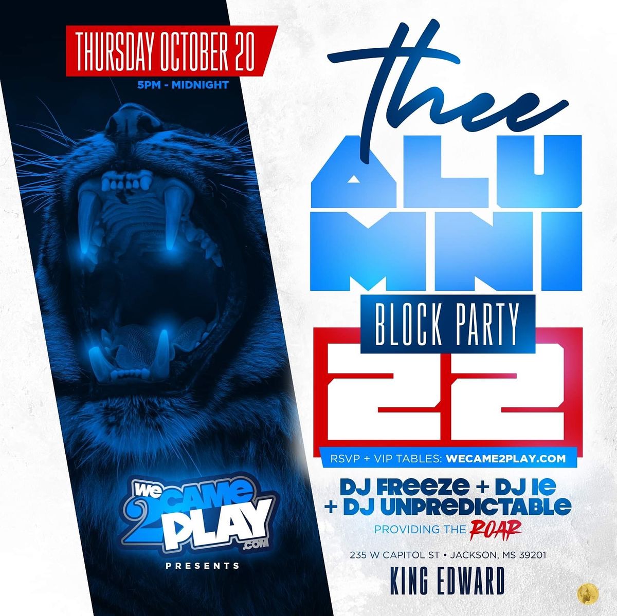 THEE Alumni Block Party 2022 | Hilton Garden Inn Jackson Downtown (King ...