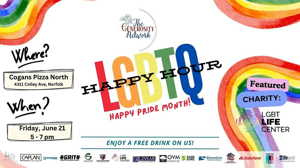 The Generosity Networks LGBTQ Happy Hour / LGBT Life Center Fundraiser ...