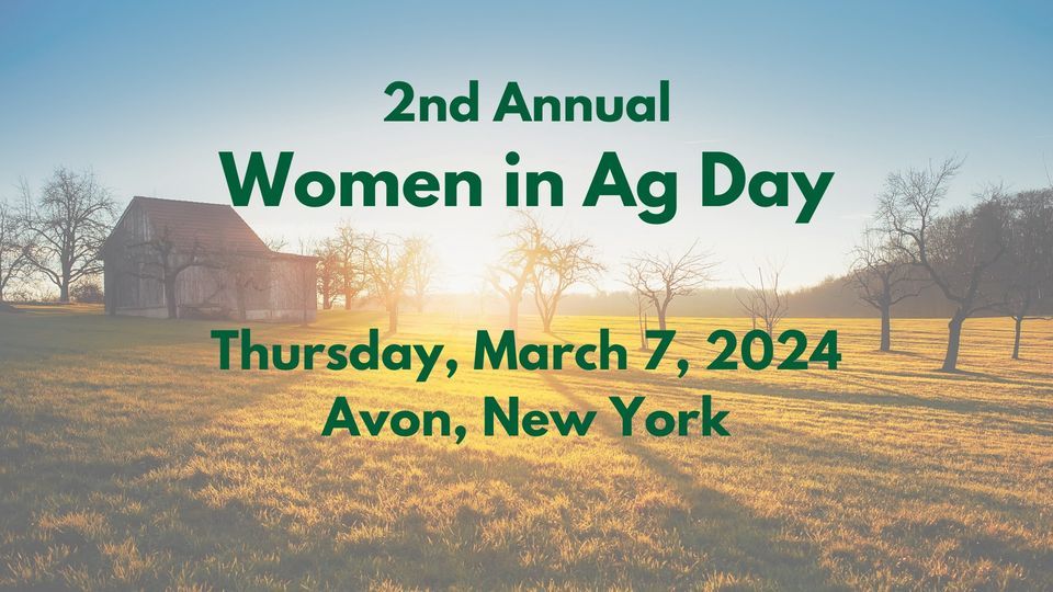 Women in Ag Day 2024 at Avon, New York on 7th March, 2024