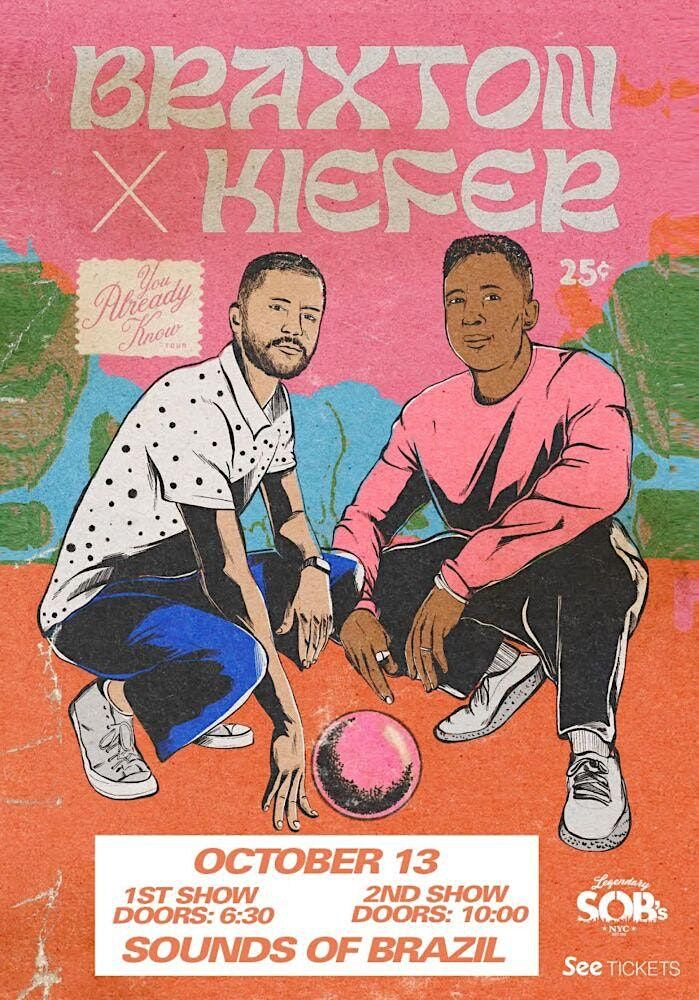 Braxton Cook + Kiefer (Show 2) at SOB's, New York on 13th October, 2022