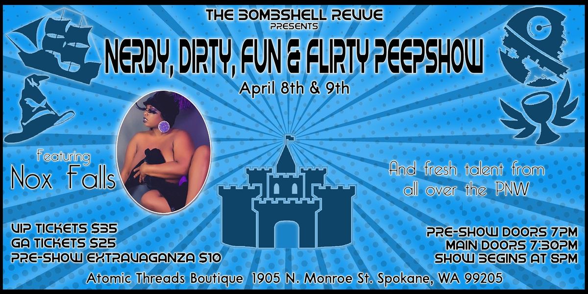 The Bombshell Revue Presents- Nerdy, Dirty, Fun & Flirty Peepshow at Atomic Threads Boutique ...