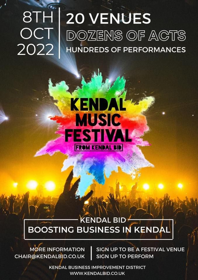 The Size at Kendal Music Festival- Market Square Marquee | Kendal ...