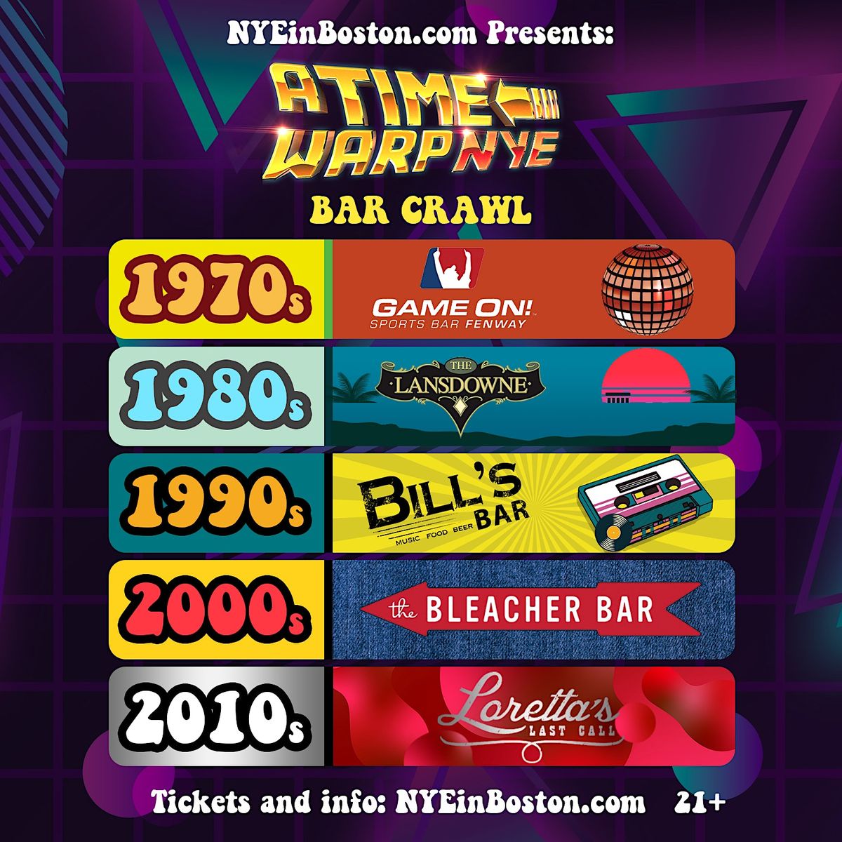 A Time Warp NYE Fenway All Access Bar Crawl Game On Fenway Boston a-time-warp-nye-fenway-all-access-bar-crawl-game-on-fenway-boston