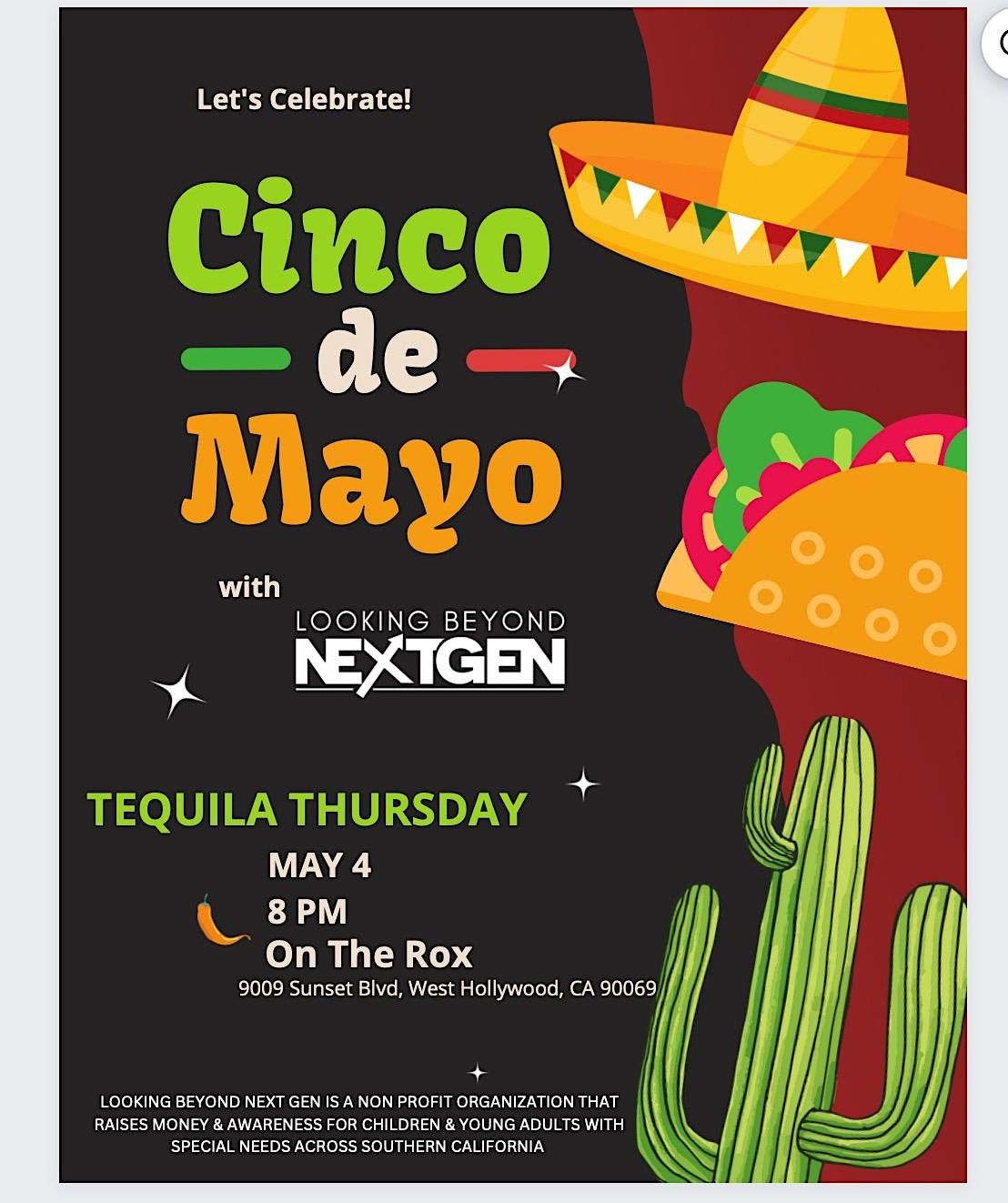 LB Next Gen x Cinco De Mayo | On The Rox, West Hollywood, CA | May 4 to ...