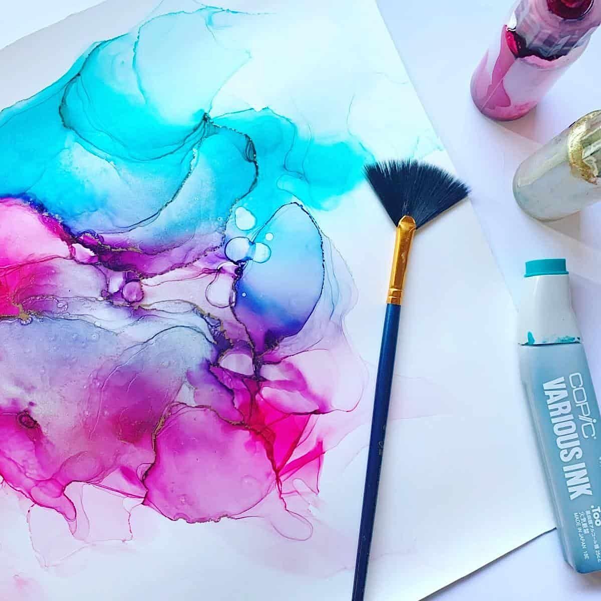 2-Hours Alcohol Ink Workshop in Tampines! | NTUC Income @ Tampines ...