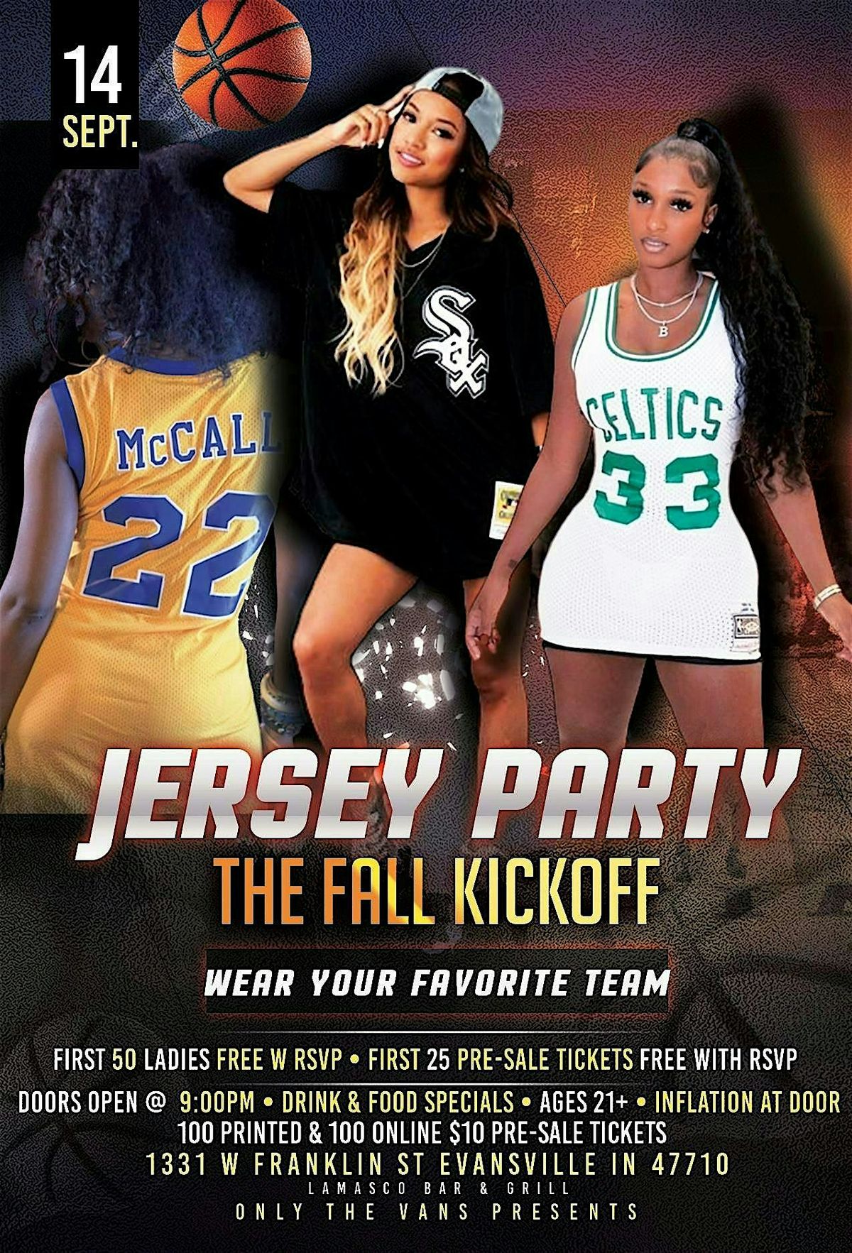 Jersey Party: The Fall Kickoff | Lamasco Bar, Evansville, IN ...