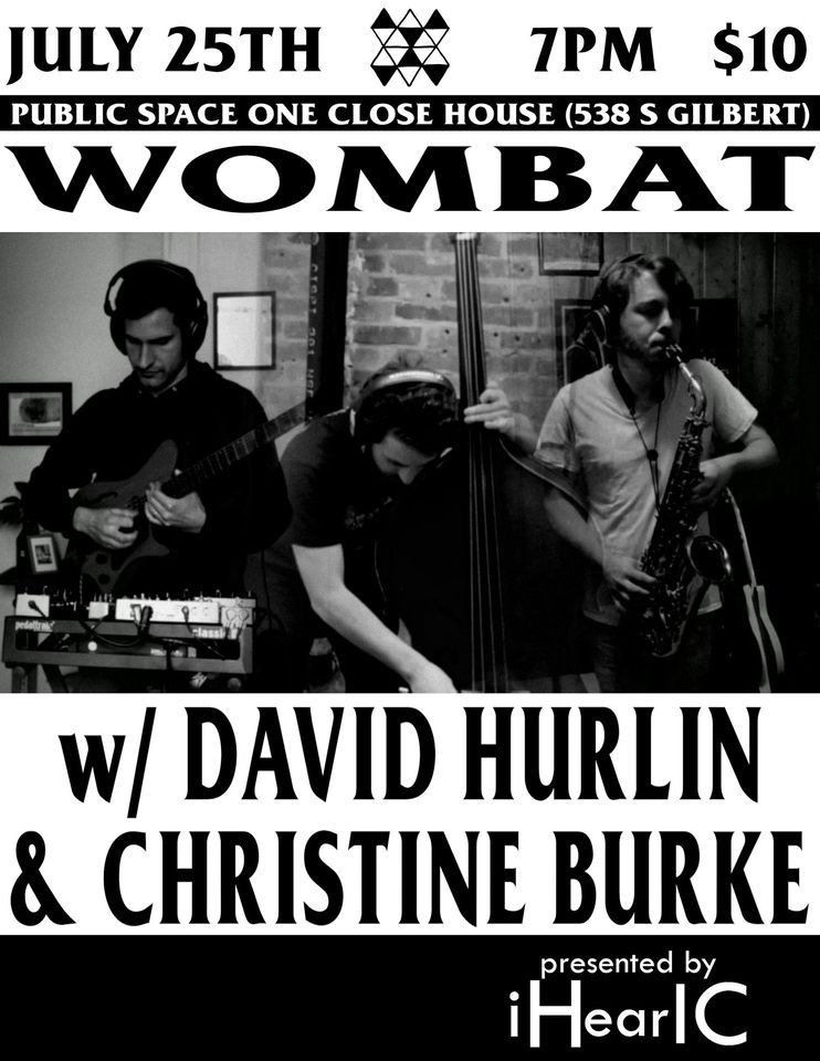 WOMBAT / DAVID HURLIN / CHRISTINE BURKE / BOB BUCKO JR @ PS1 CLOSE ...