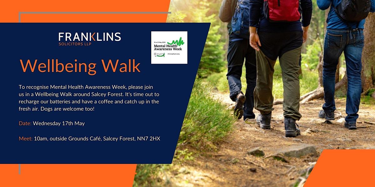 Wellbeing Walk at Salcey Forest for Mental Health Awareness Week at ...