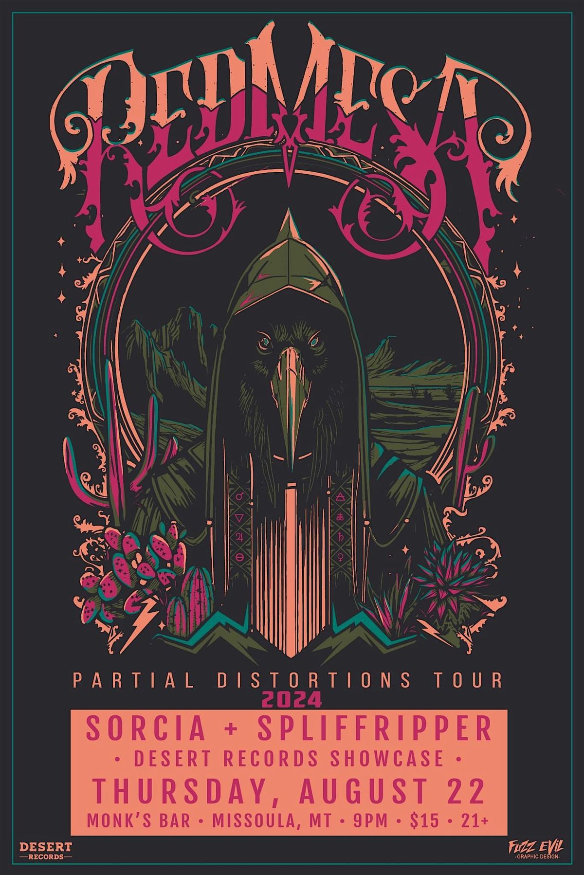 Partial Distortion Tour 2024 Monks Bar Missoula Mt August 22 To August 23