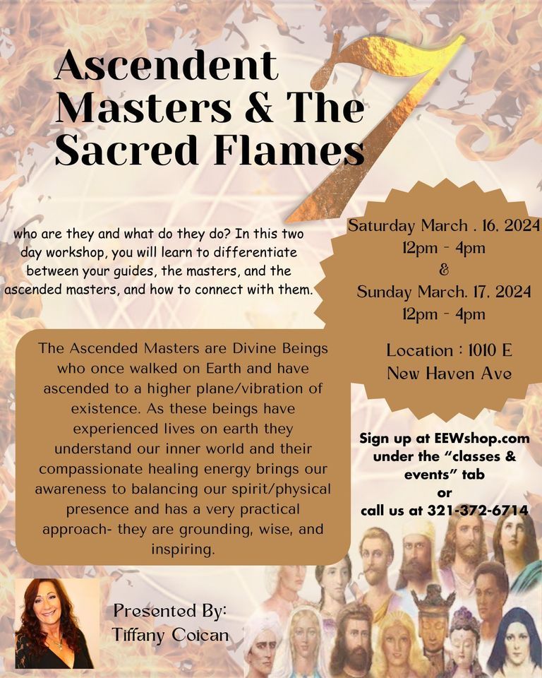 Ascendent Masters & The 7 Sacred Flames (SUNDAY CLASS) | 1010 New Haven ...