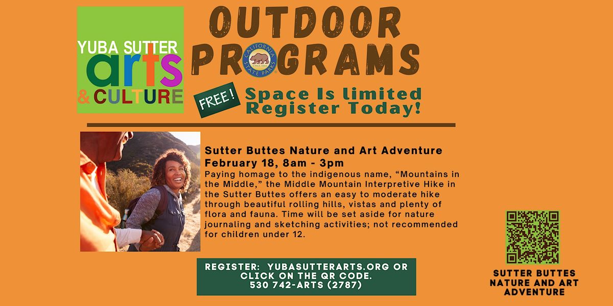 Sutter Buttes Nature and Art Adventure | February 18, 2023