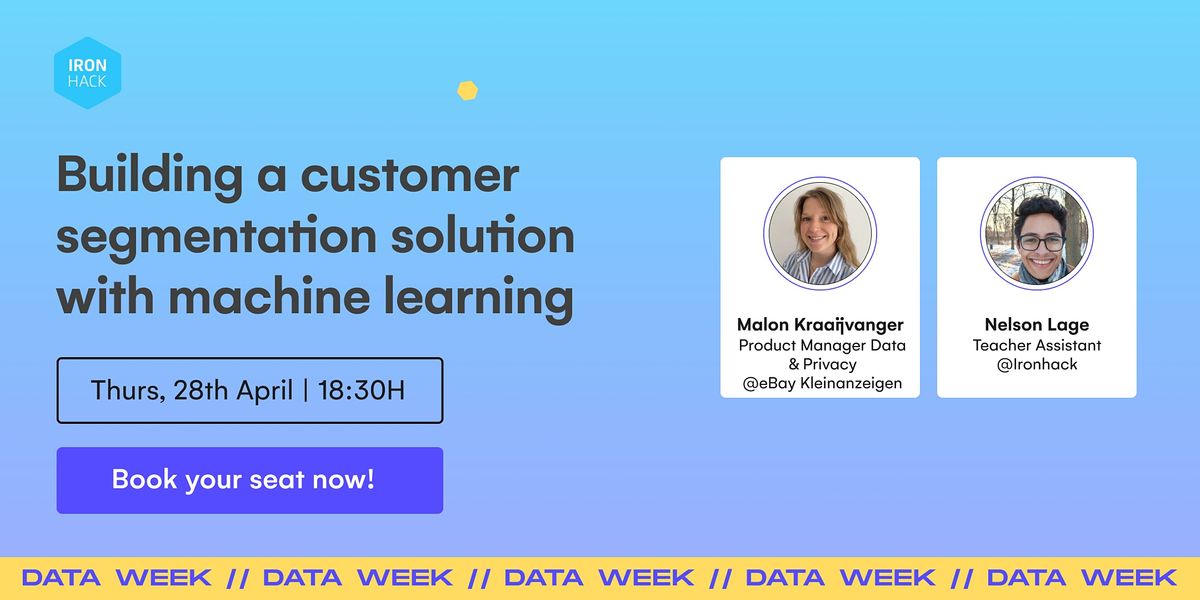 Building a customer segmentation solution with machine learning -BER CAMPUS | Ironhack Berlin ...