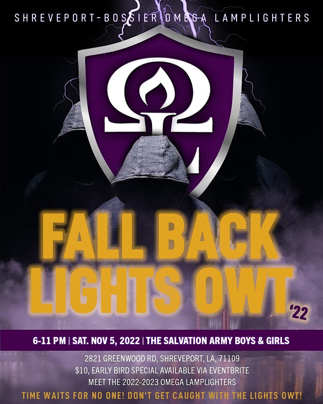 Omega Lamplighters 2022 Fall Back Lights Owt Party | The Salvation Army ...