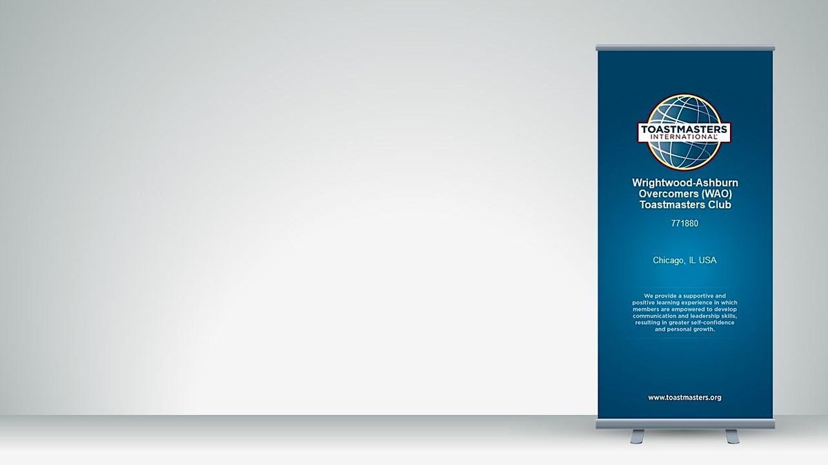 Develop Your Leadership Skills with the WAO Toastmasters Club ...