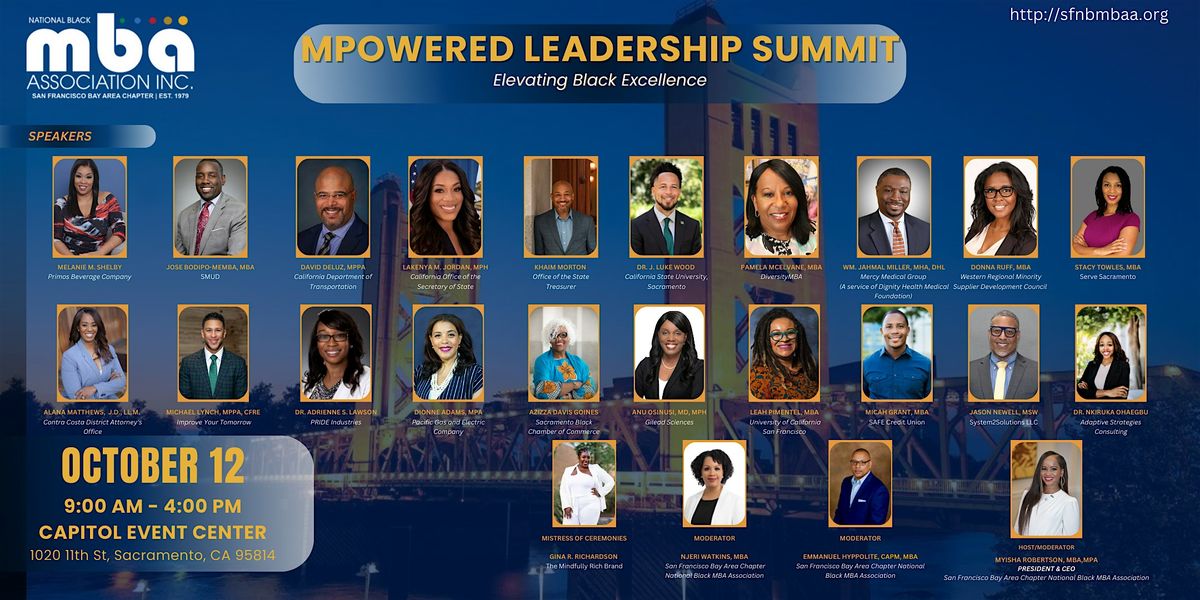 MPowered Leadership Summit: Elevating Black Excellence | Capitol Event ...