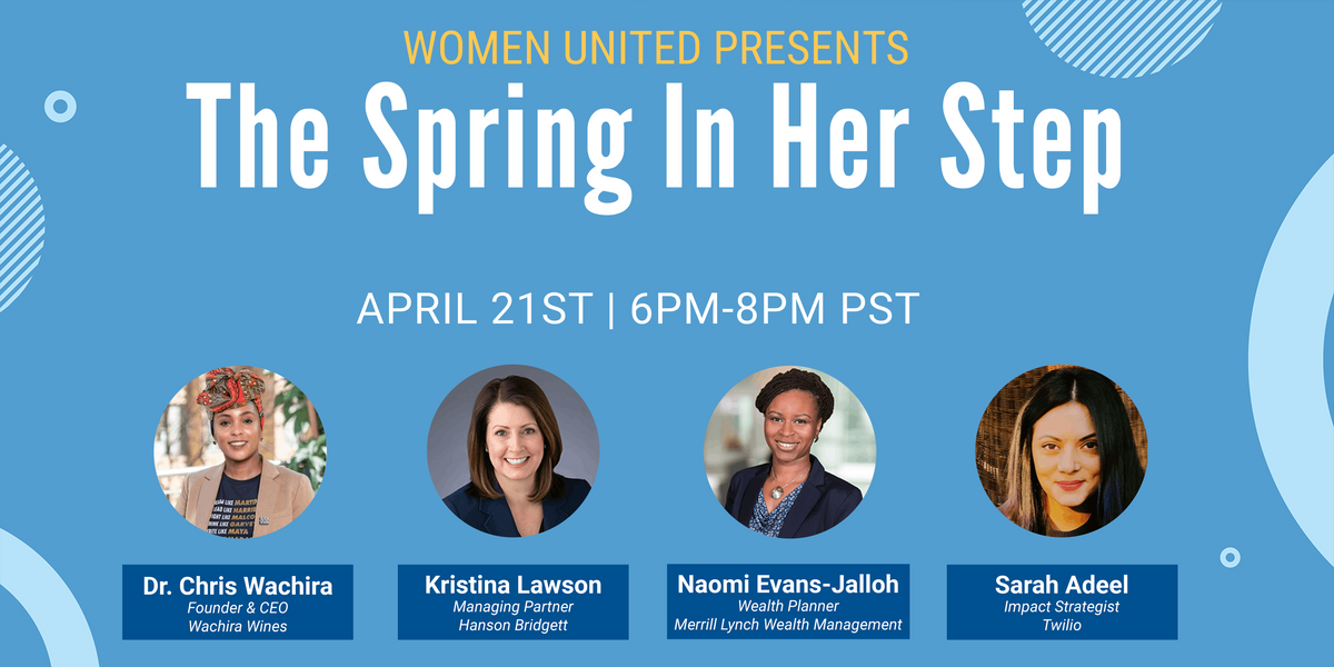The Spring In Her Step at LinkedIn, San Francisco on 21st April, 2022