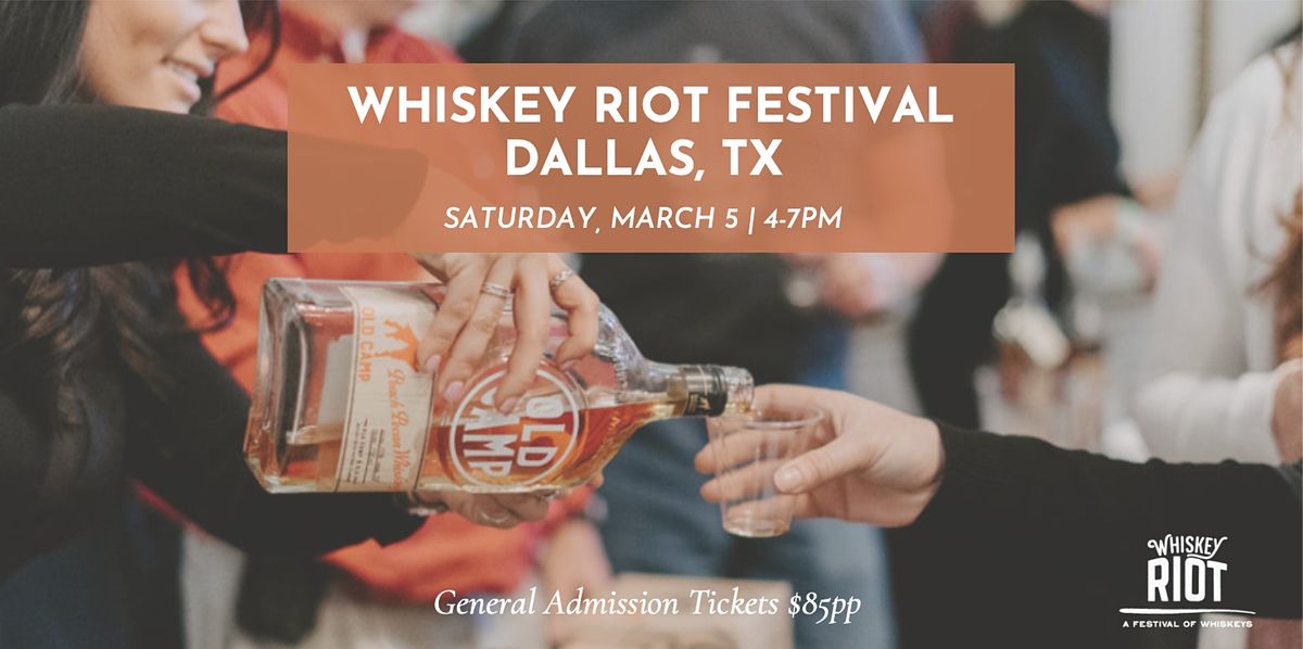 Dallas Whiskey Riot 2022 at Fashion Industry Gallery, Dallas on 5th ...