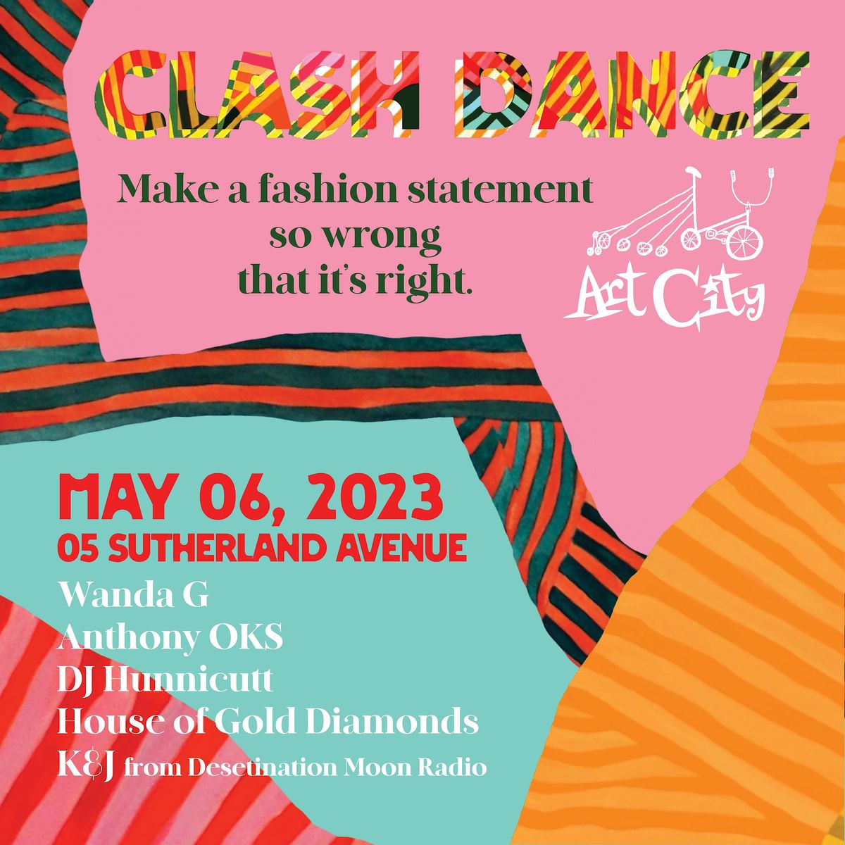 CLASH DANCE: Art Citys Annual Fundraising Party | 5 Sutherland Ave ...