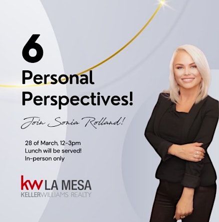 The Six Personal Perspectives of Mindset with Sonia Rolland at Keller ...