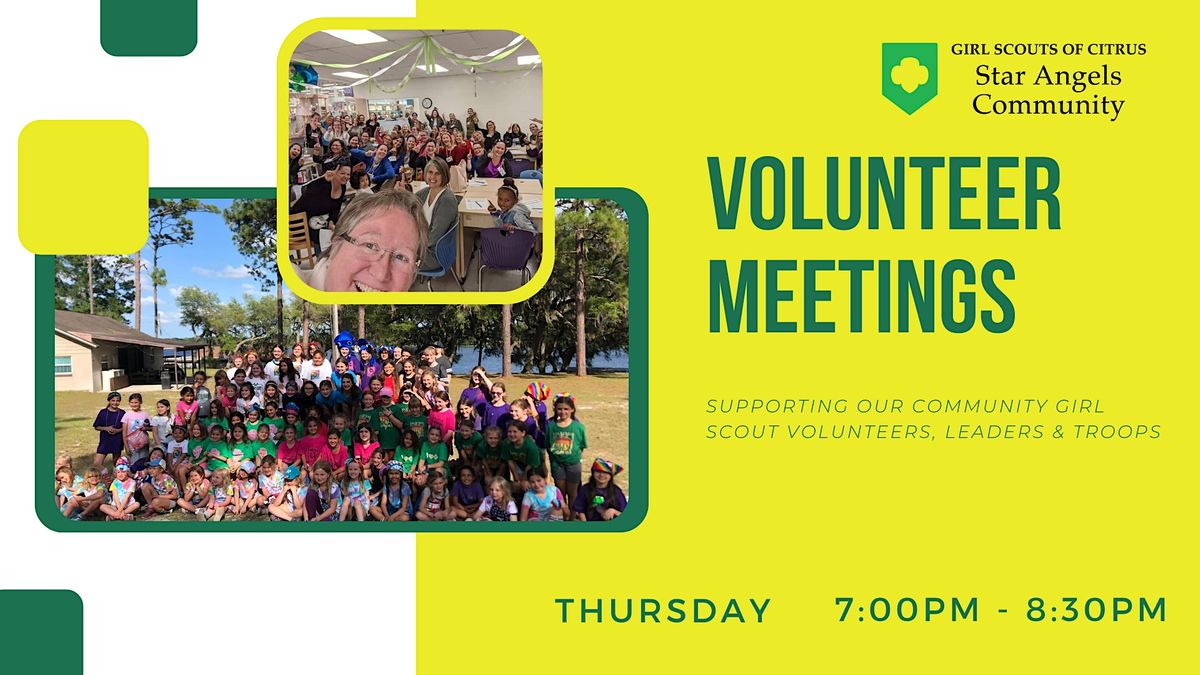 Star Angels Community VOLUNTEER Meetings 2022-2023 | Todd Schroth Home ...