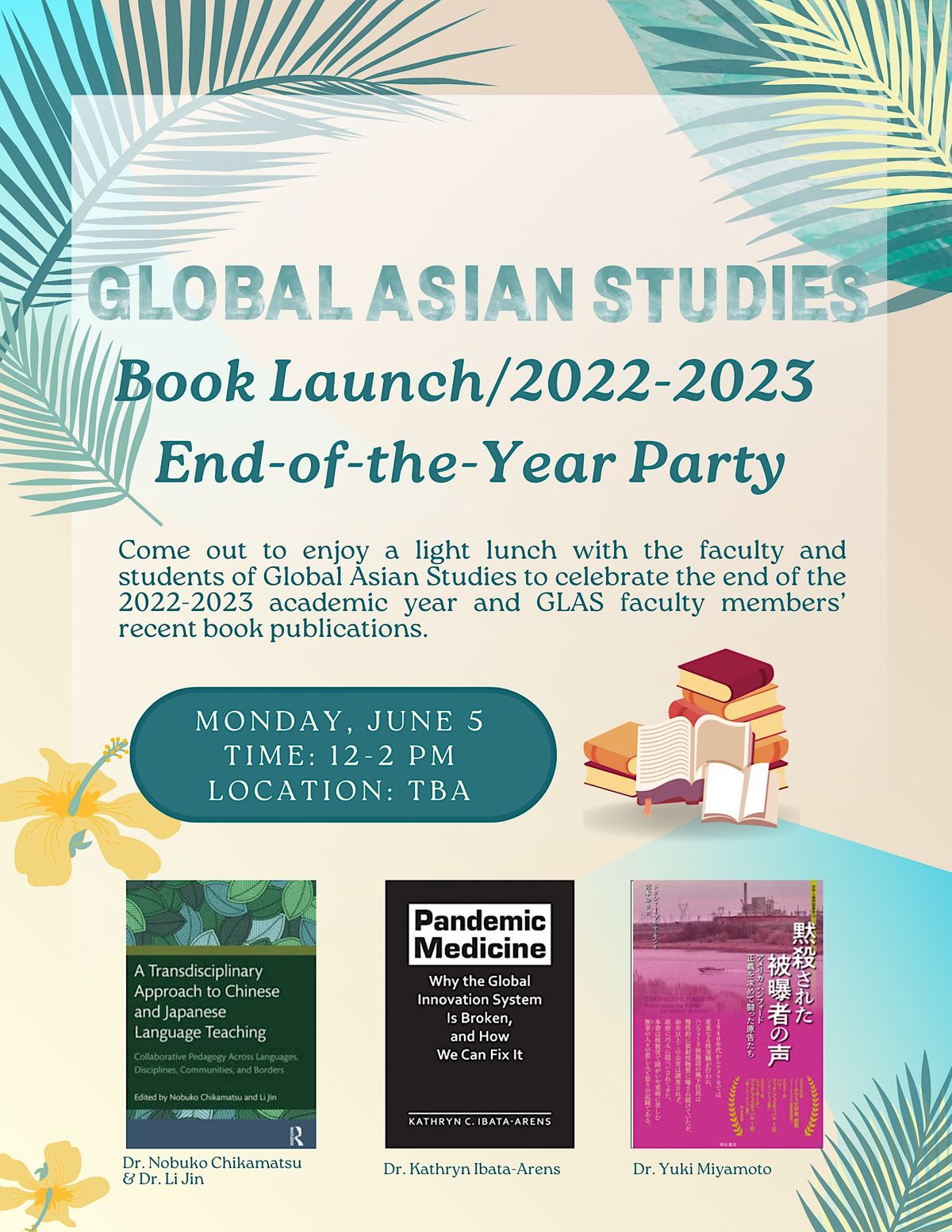 Global Asian Studies Book Launch/2022-2023 End-of-the-Year Party at DePaul University - LPC ...